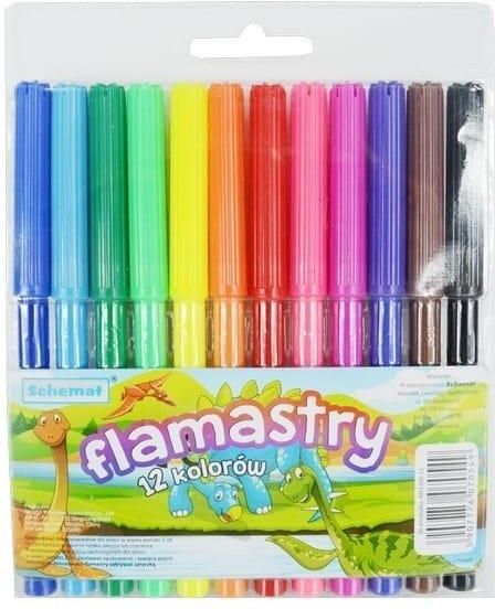 Schemat Flamastry 12 Kolorów - Ceny i opinie - Ceneo.pl