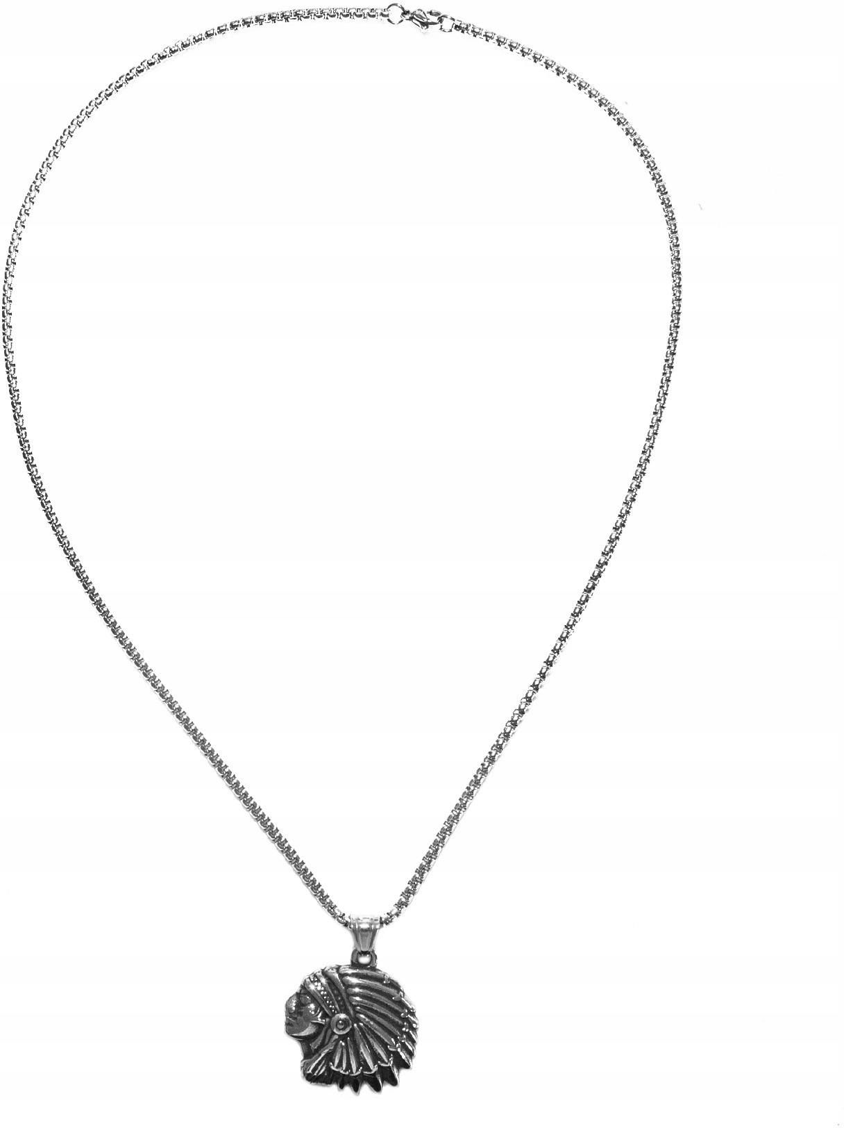 Naszyjnik Indianin postać Usa stal długi męski - Ceny i opinie - Ceneo.pl