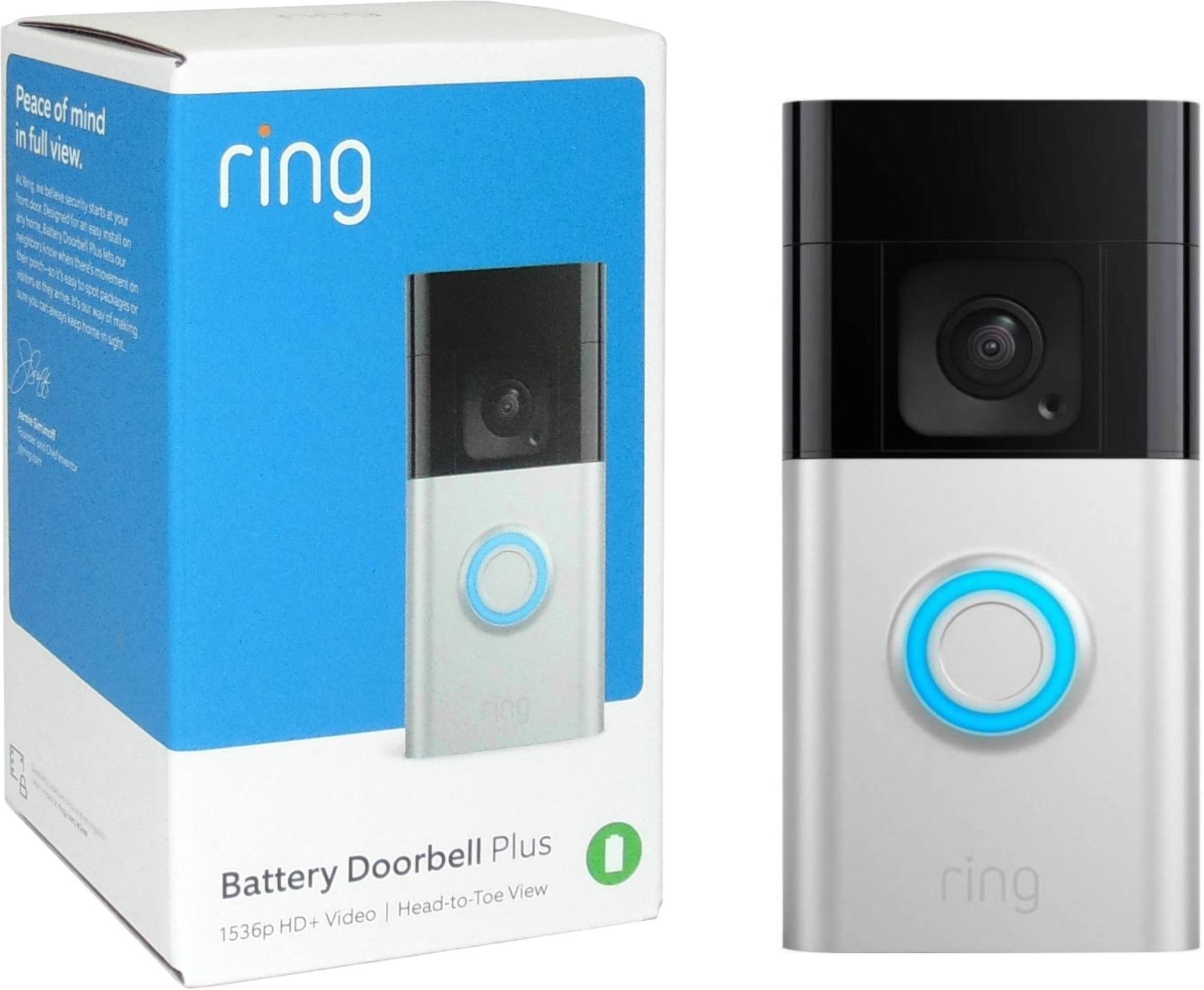 Videofon Ring Wideodomofon Battery Doorbell Plus Kamera Hd+ 5F77E9 ...