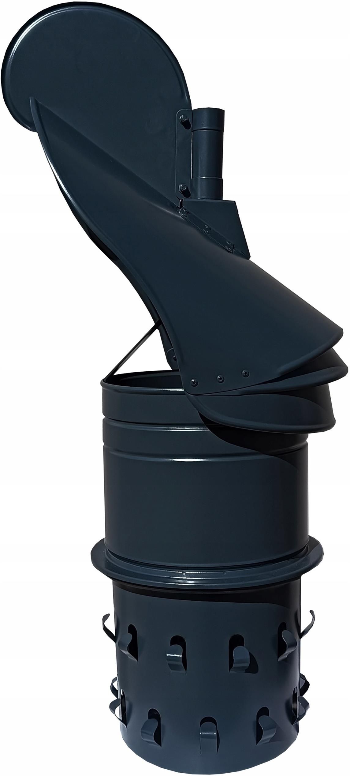 System kominkowy Andrex Nasada Fi 200 Na Komin Spalinowy Grafit ...