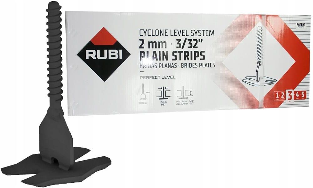 Rubi Cyclone Podstawy Do Poziomowania 2mm 2400szt. 35945 - Opinie i ...