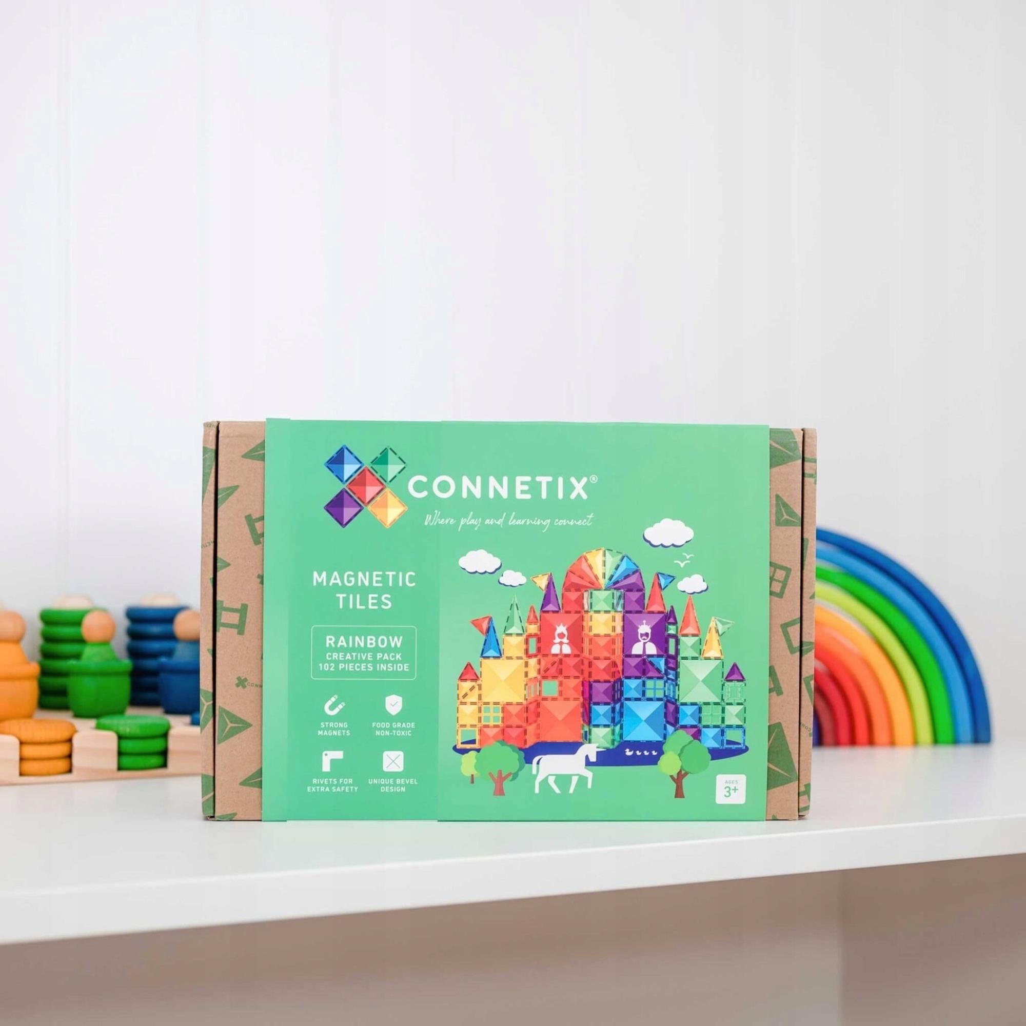 Connetix - Klocki magnetyczne Rainbow Creative Pack - 102 el. - Ceny i ...