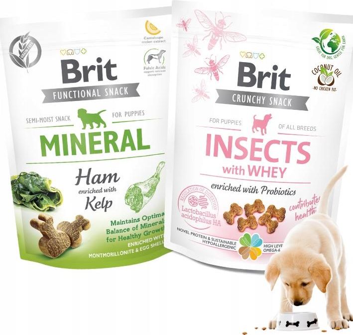 Karma Brit Care Functional Mix Puppy Snack Mineral Insects 2szt. - Ceny ...