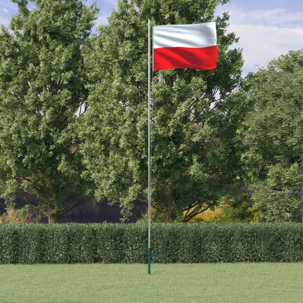 Vidaxl Flaga Polski Z Masztem, 6,23 M, Aluminium - Ceny i opinie - Ceneo.pl