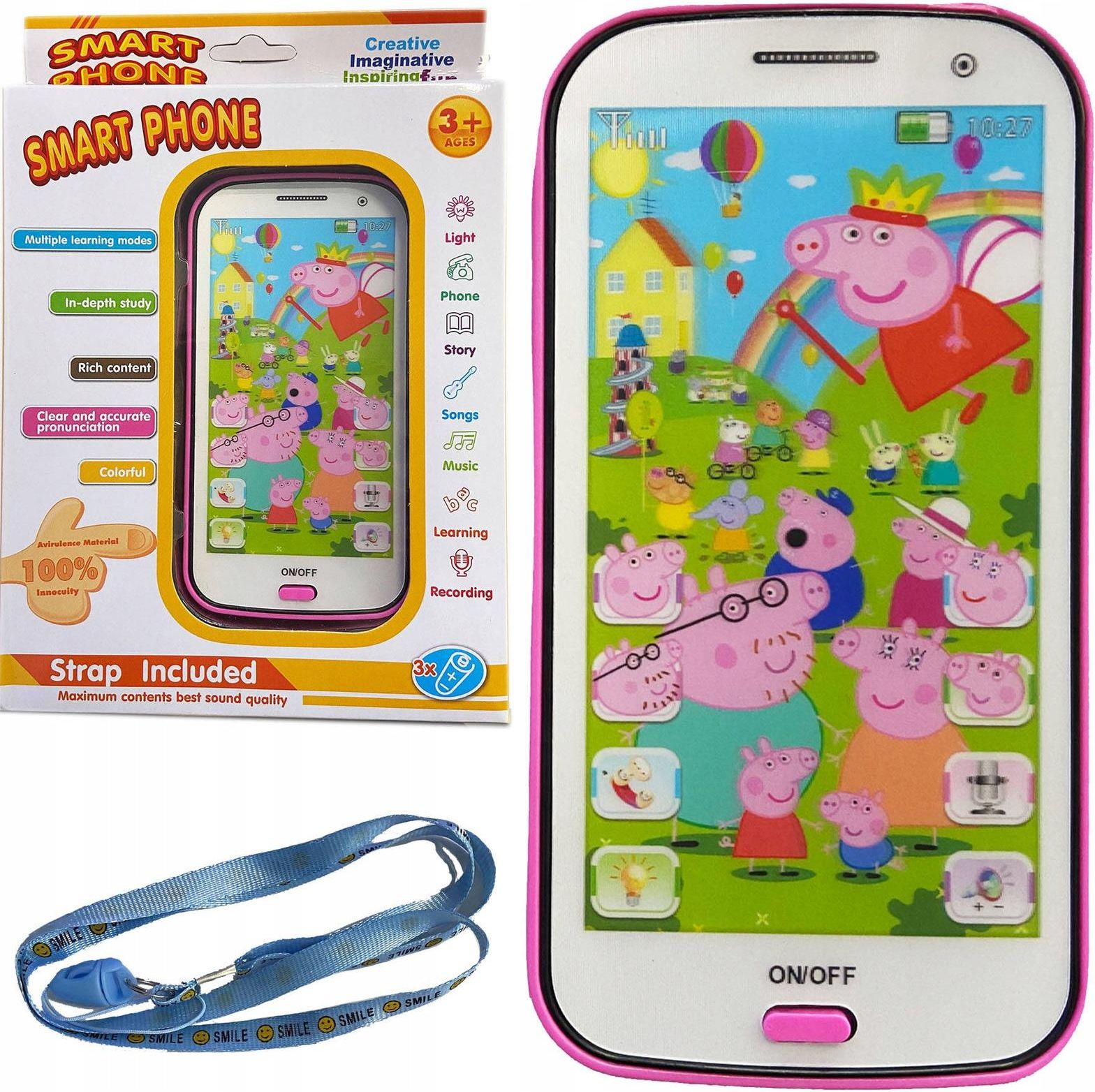 Toys Świnka Peppa Telefon Smartfon Dla Dzieci - Ceny i opinie - Ceneo.pl