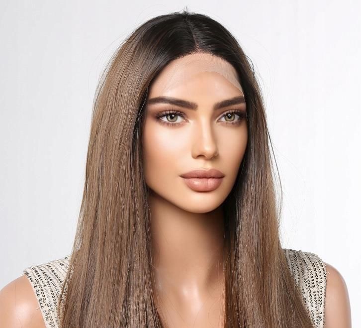 Luvu Peruka Brązowa Włosy Jak Naturalne Lace Front - Ceny i opinie ...