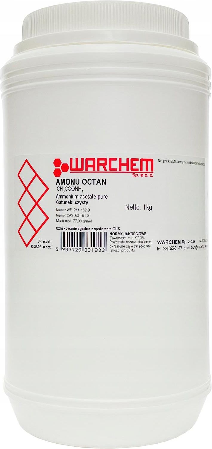 Warchem Octan Amonu Czysty 1Kg - ceny i opinie - Ceneo.pl