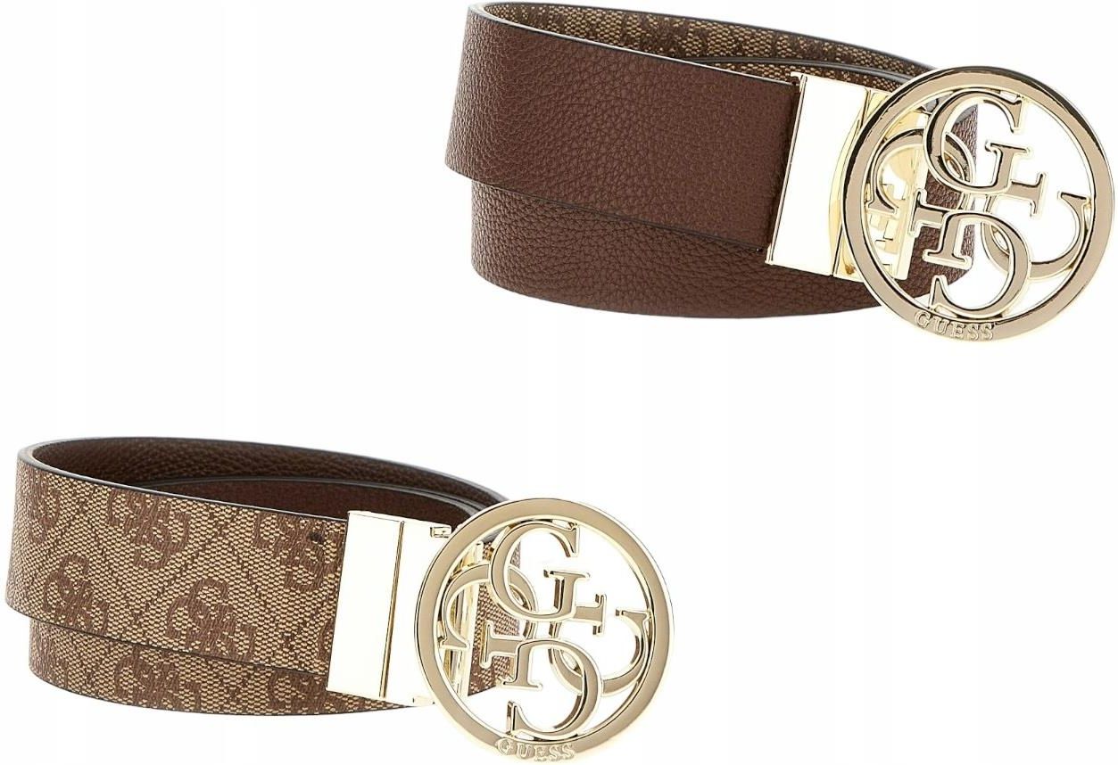 Guess Pasek Damski 2W1 Noelle Reversible Brąz r.M - Ceny i opinie ...