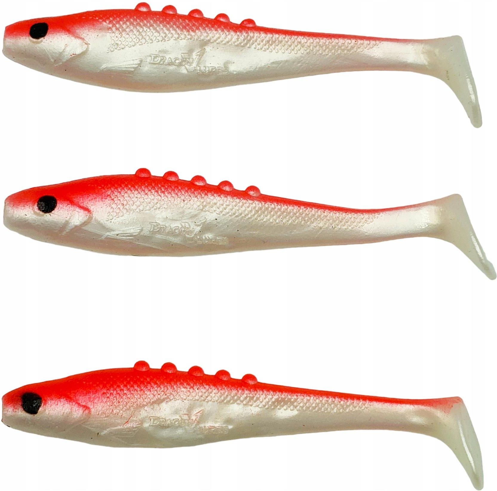 Dragon Rippery Lunatic Pearl Red 8,5Cm Na Szczupaki Okonie Sandacze ...