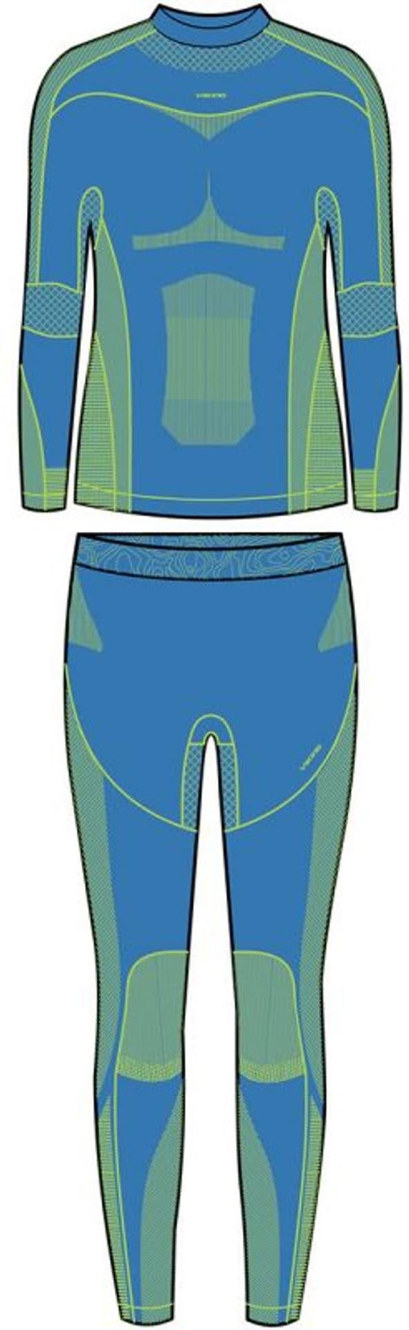 Bielizna Termoaktywna Viking Fliper Set Jr 500 Kolor Niebieski. Żółty ...