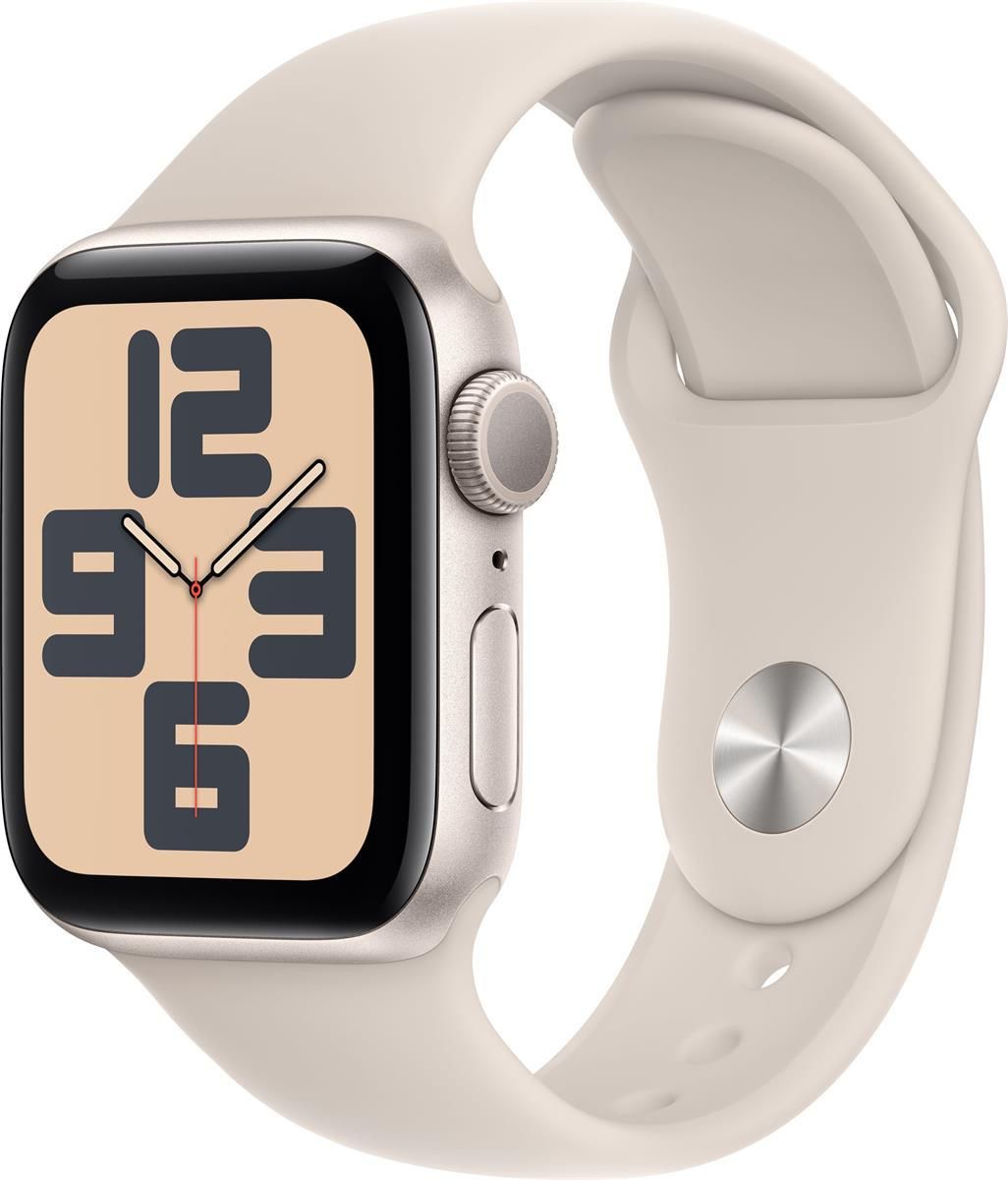 Apple Watch SE 40 mm Koperta Z Aluminium W Kolorze Księżycowej Poświaty ...