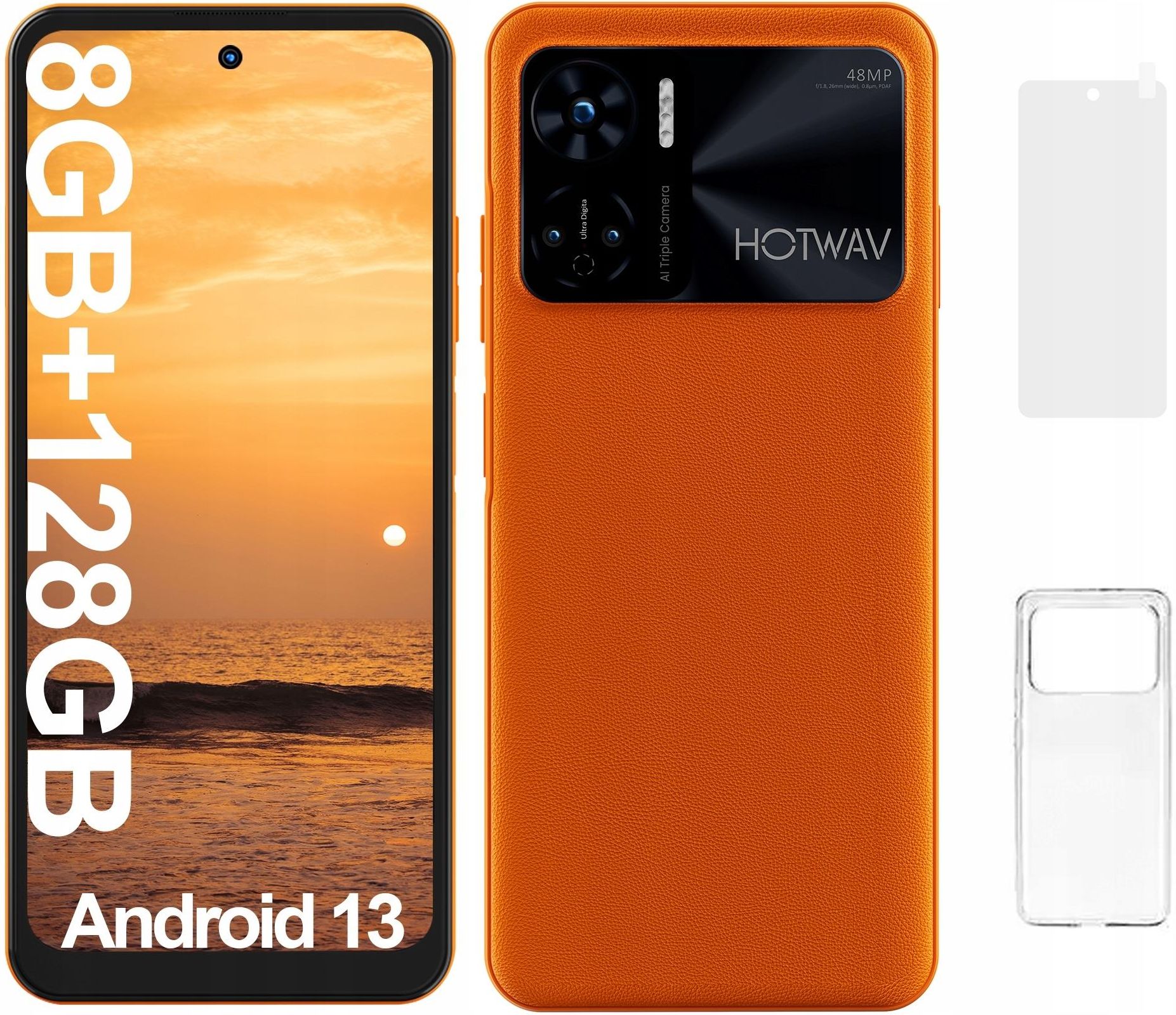 Hotwav Note 12 8/128GB Pomarańczowy - Cena, opinie na Ceneo.pl