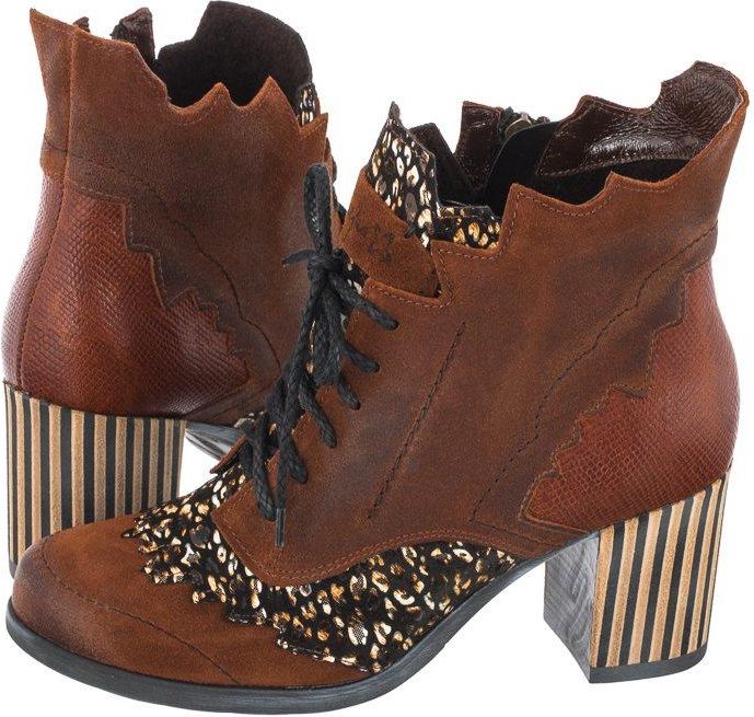 Buty Damskie Botki Maciejka Brązowe 03190-02 - Ceny i opinie - Ceneo.pl