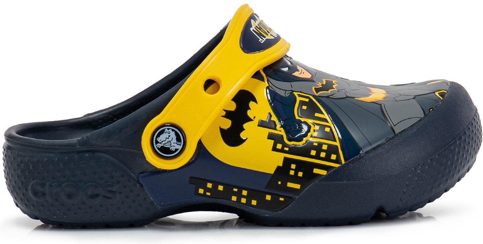 Klapki dziecięce Crocs Batman Patch Clog 207470-410 - Ceny i opinie ...