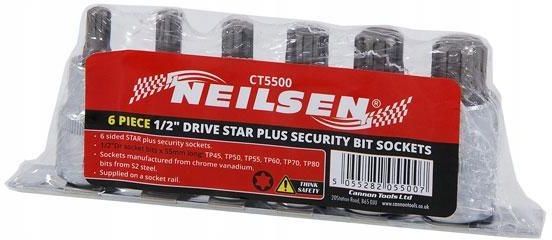 Neilsen Nasadki Torx Plus Tp45-Tp80 Ct55001 - Opinie i ceny na Ceneo.pl