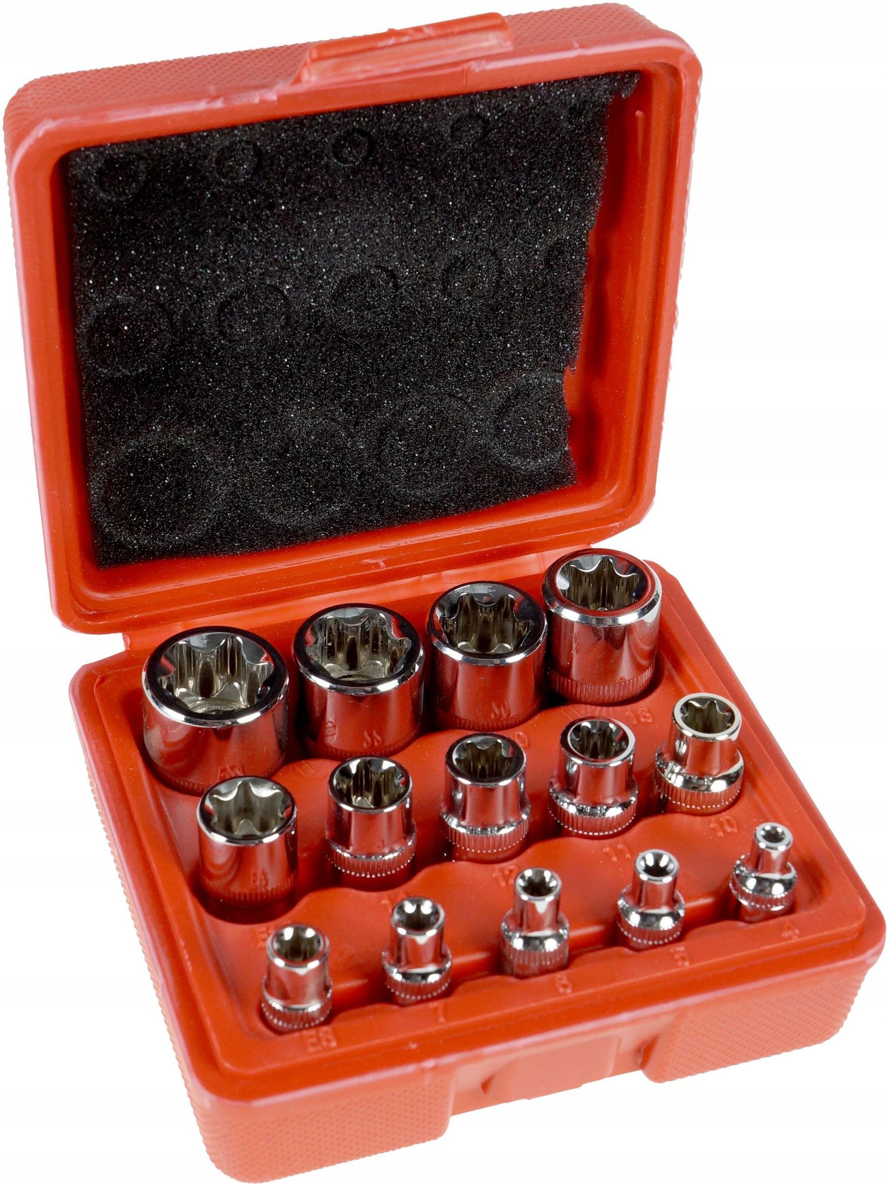 Black Zestaw Nasadek Torx Wewnetrzny E4 E24 14szt. Torxy - Opinie i ceny na Ceneo.pl