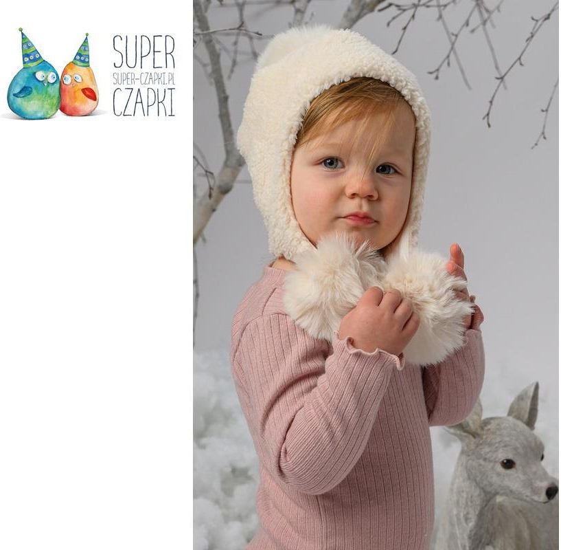 Jamiks MATHILDA czapka dla dziewczynki jenot ecru rozmiar: 50-52 - Ceny ...