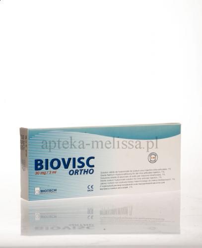 Biovisc Ortho 1% kwas hialuronowy 20 mg/2ml 3 ampułko-strzykawki ...