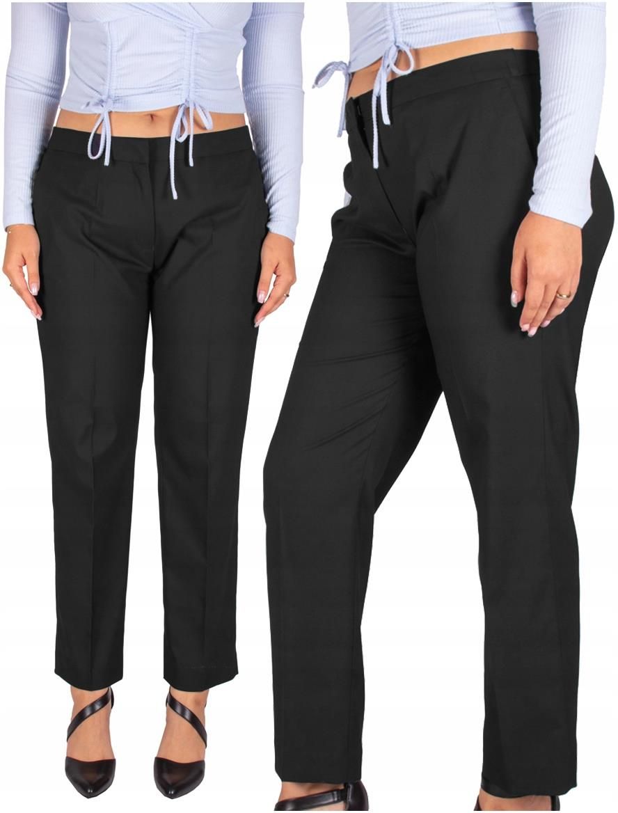 Firi szerokie Spodnie Damskie czarne Wizytowe plus size 48 /29 - Ceny i ...