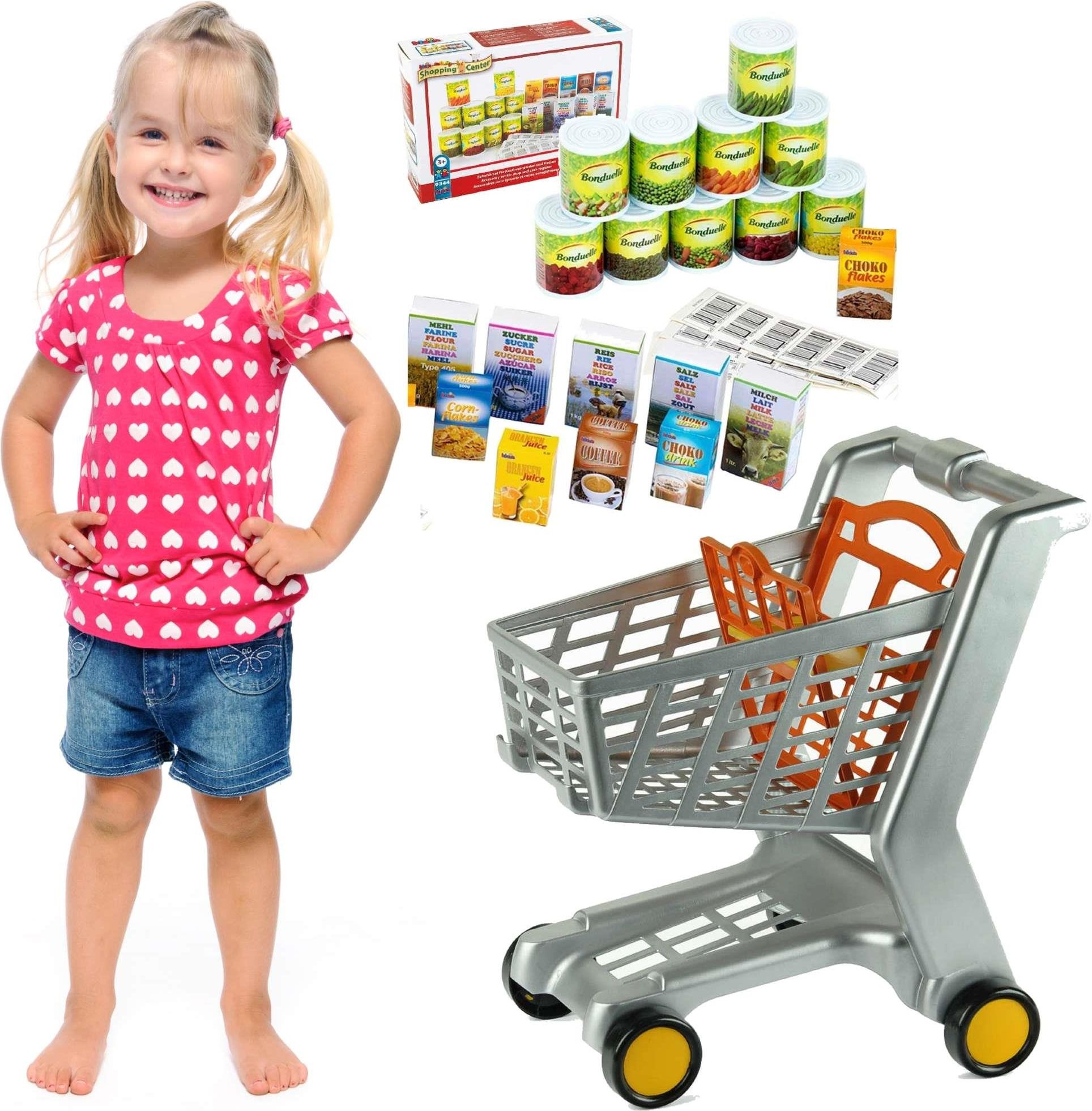Zabawka Klein Zestaw 2W1 Duży Wózek Sklepowy Na Zakupy Dla Dzieci ...