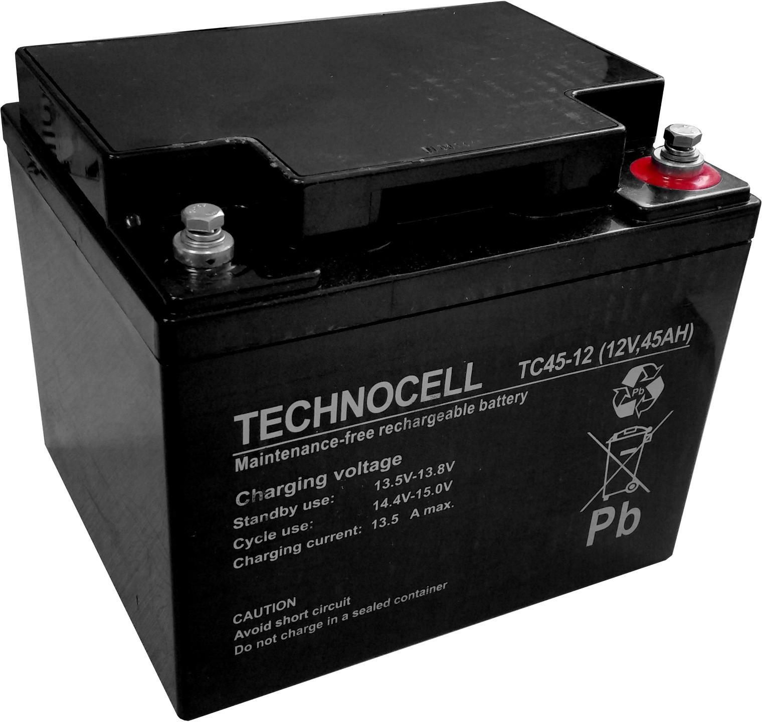 Technocell Akumulator AGM serii TC 12V 45Ah - Ceny i opinie na Ceneo.pl