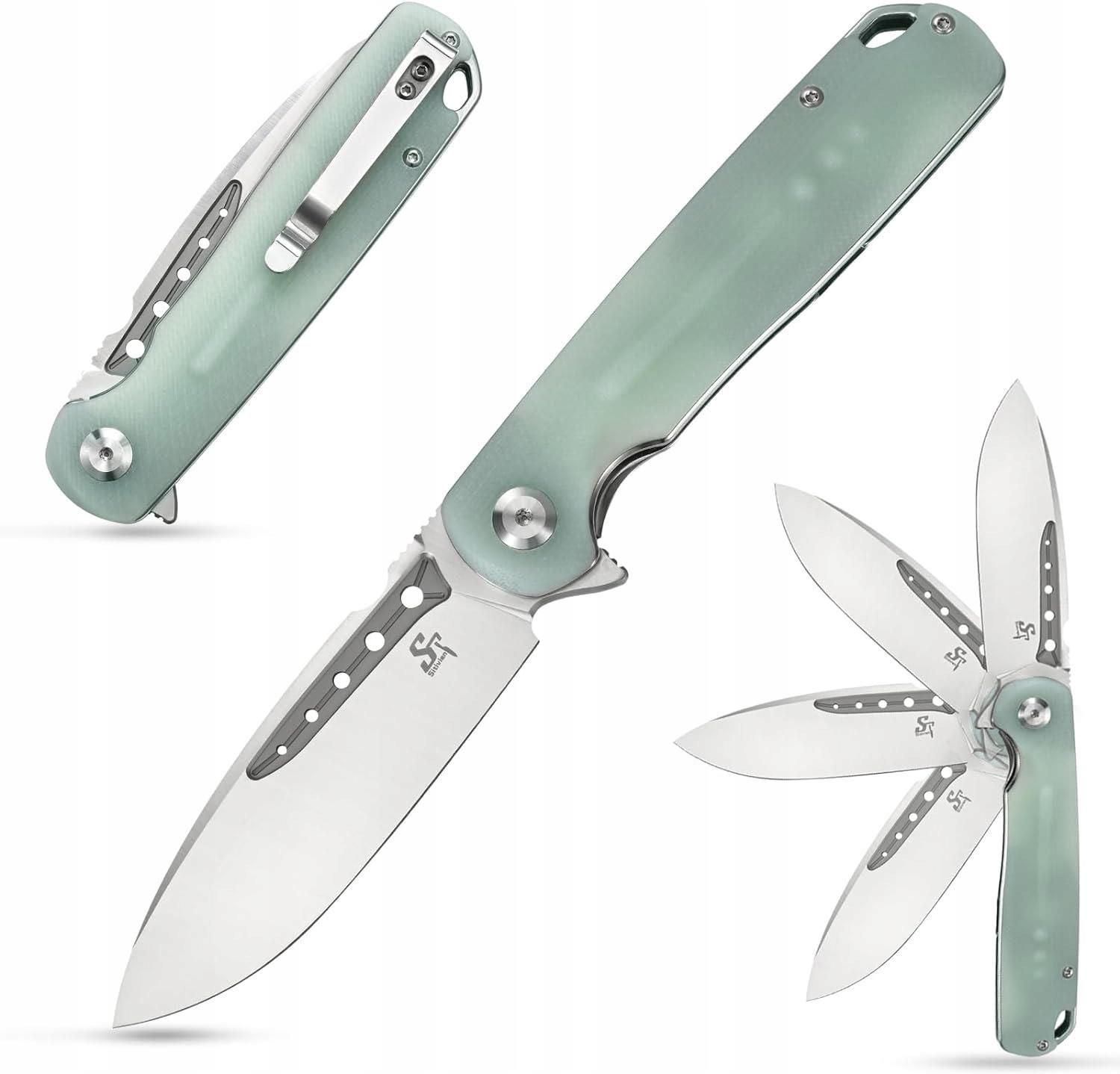 Sitivien Nóż Składany Stal D2 Edc Survival Flipper St131-Jd ST131JD ...