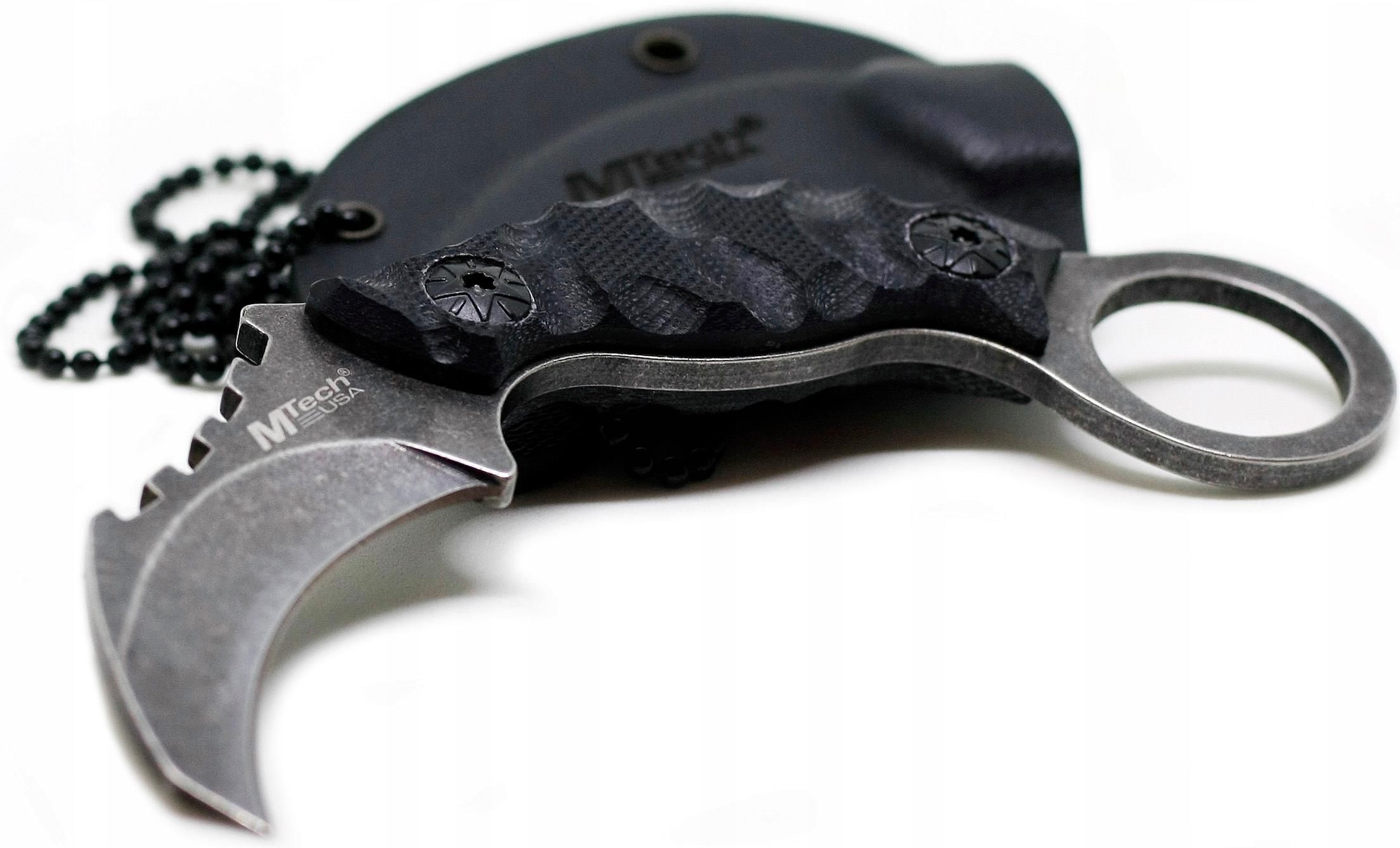 M-Tech Nóż Karambit Pazur Mtech Mt-20 Etui Taktyczny Neck (MT2030 ...