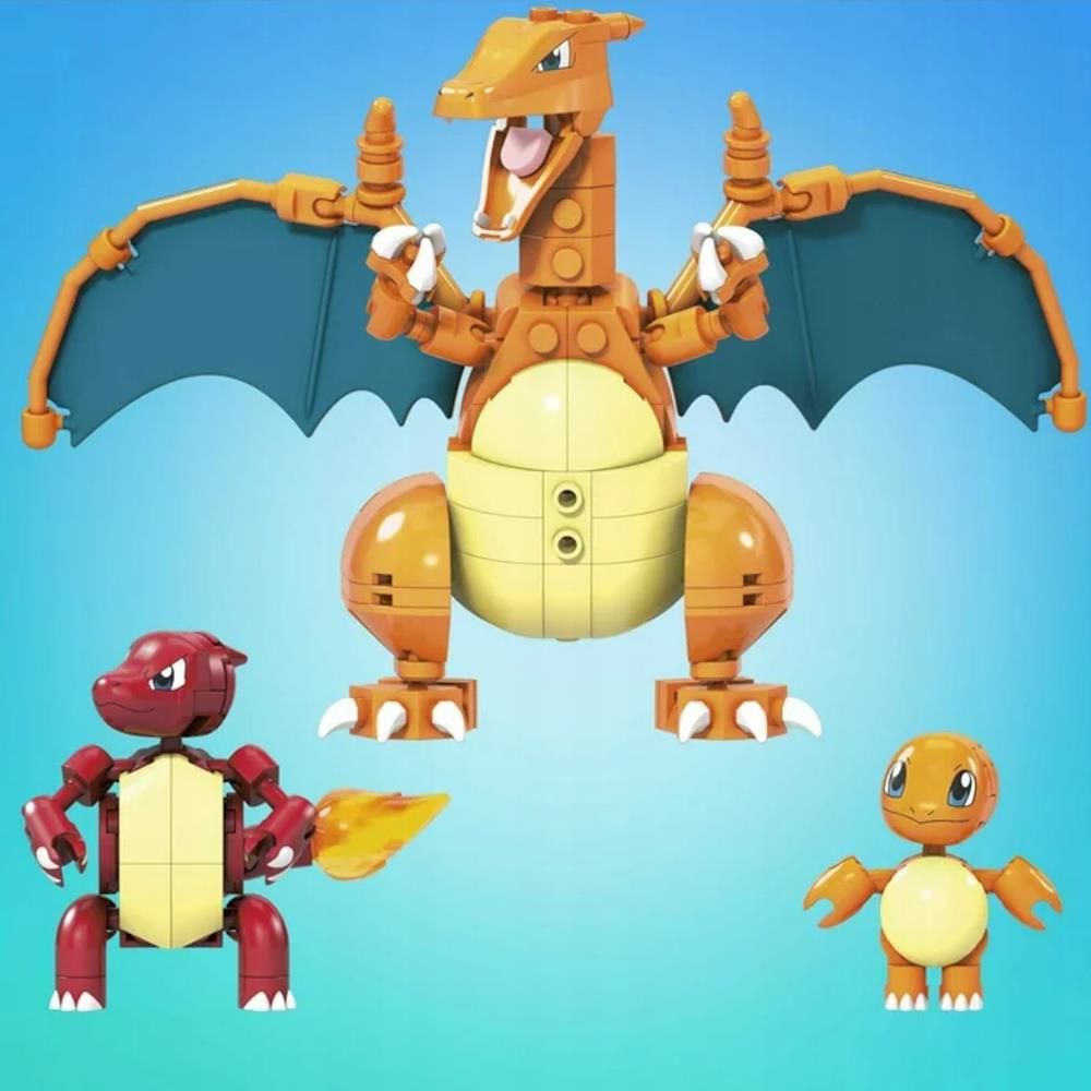 Mega Construx Pokemon Charmander Charmeleon Charizard - ceny i opinie ...