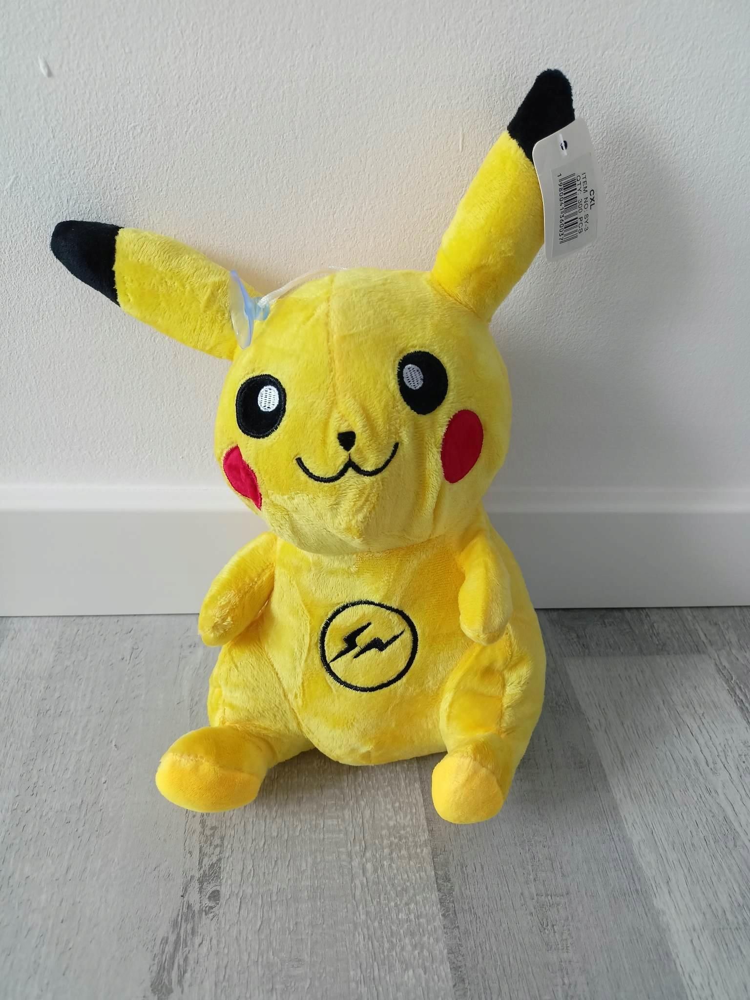 Duża Maskotka Pikachu Pokemon Pluszak 30Cm - Ceny i opinie - Ceneo.pl