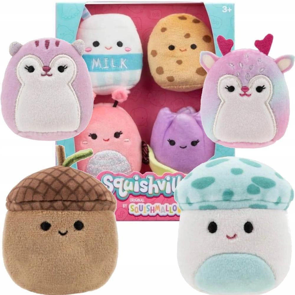 Jazwares Squishmallows Squishville Mini Plush 4 Pack - Ceny i opinie ...