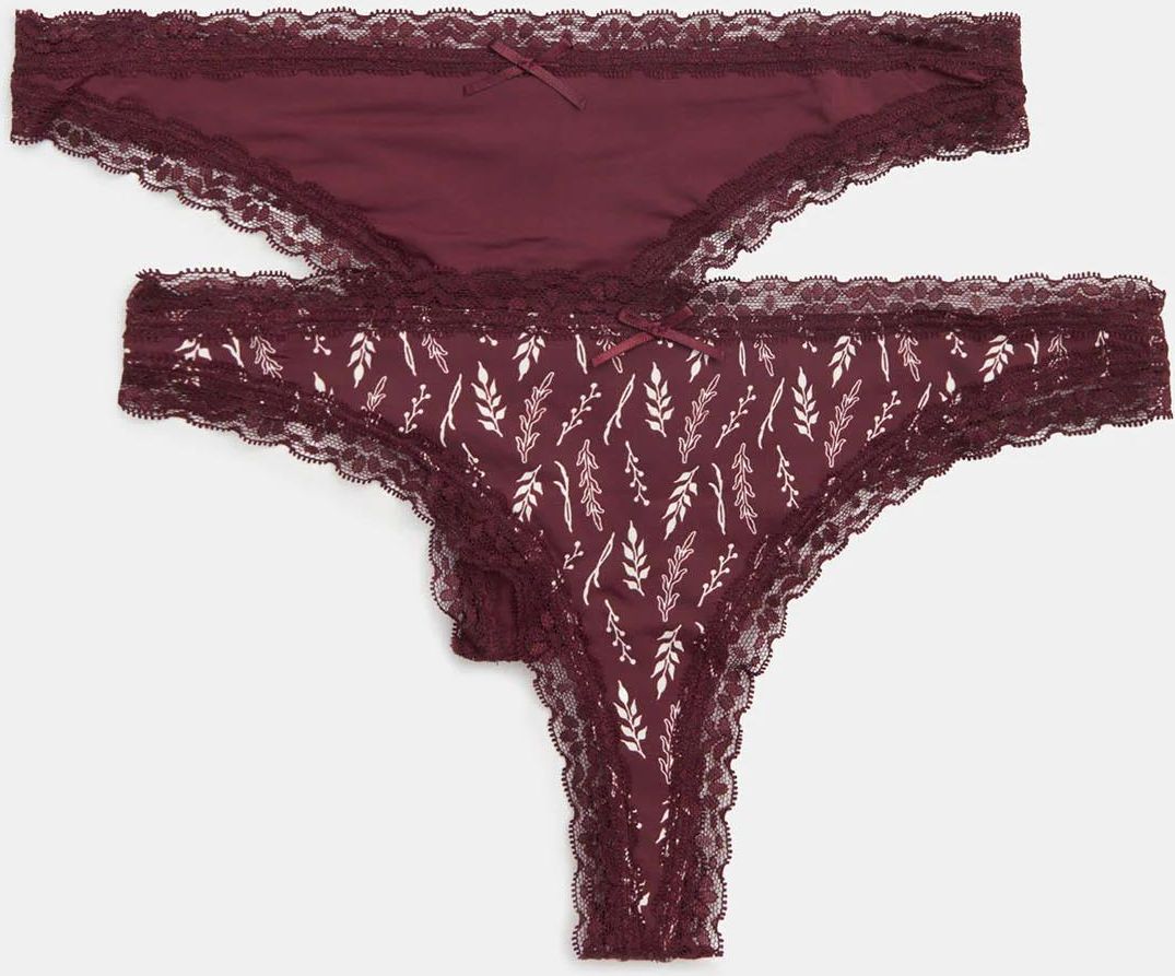 Sinsay - Majtki stringi 2 pack - Wielobarwny - Ceny i opinie - Ceneo.pl