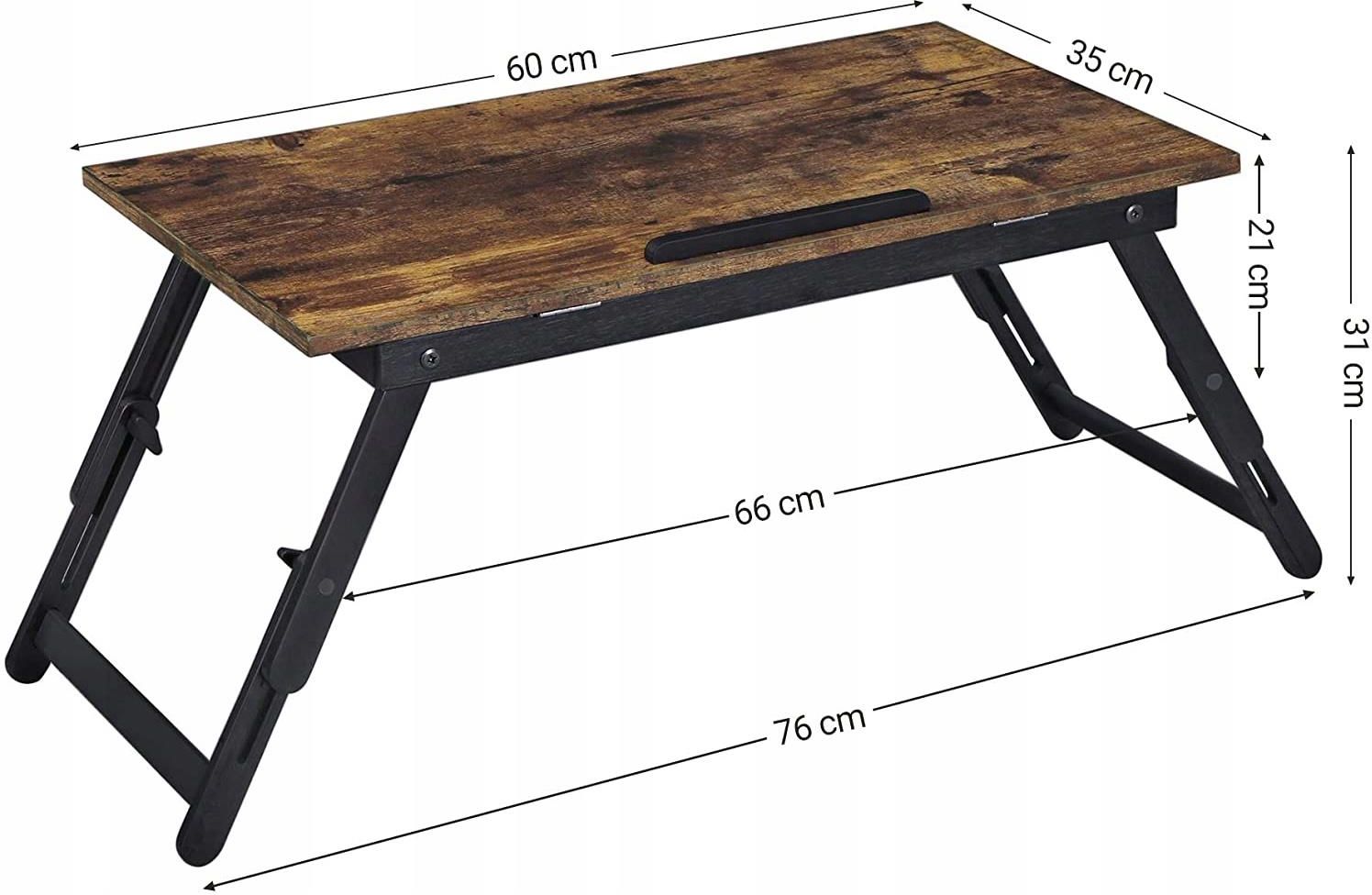 Muf Art Składany Stolik Pod Laptopa Podstawka Rustykalny (2130 ...