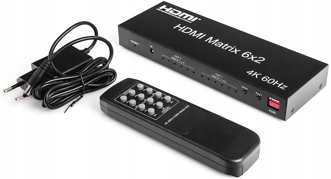 Spacetronik Matrix Hdmi 6/2 Sph-M620 4K 60Hz - Opinie i ceny na Ceneo.pl