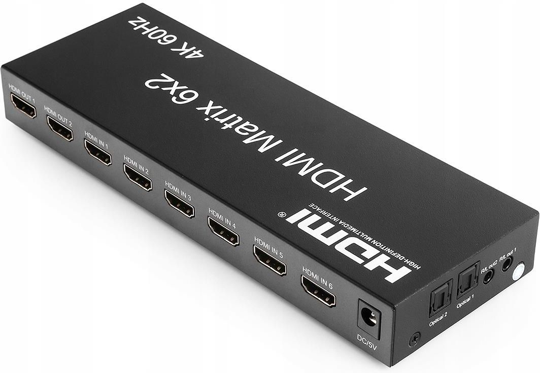 Spacetronik Matrix Hdmi 6/2 Sph-M620 4K 60Hz - Opinie i ceny na Ceneo.pl