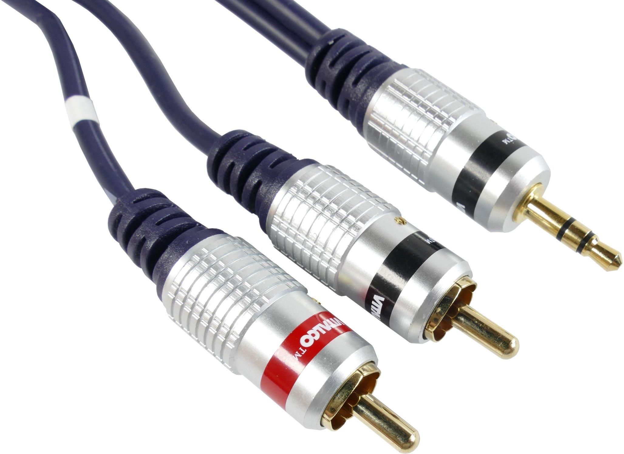 Vitalco Kabel Jack 3.5-2Xrca 7.5M Premium - Opinie i ceny na Ceneo.pl