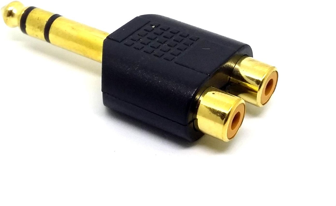 Talvico Gniazdo 2 X Rca Na Wtyk Duży Jack 6,3Mm Stereo - Opinie i ceny ...