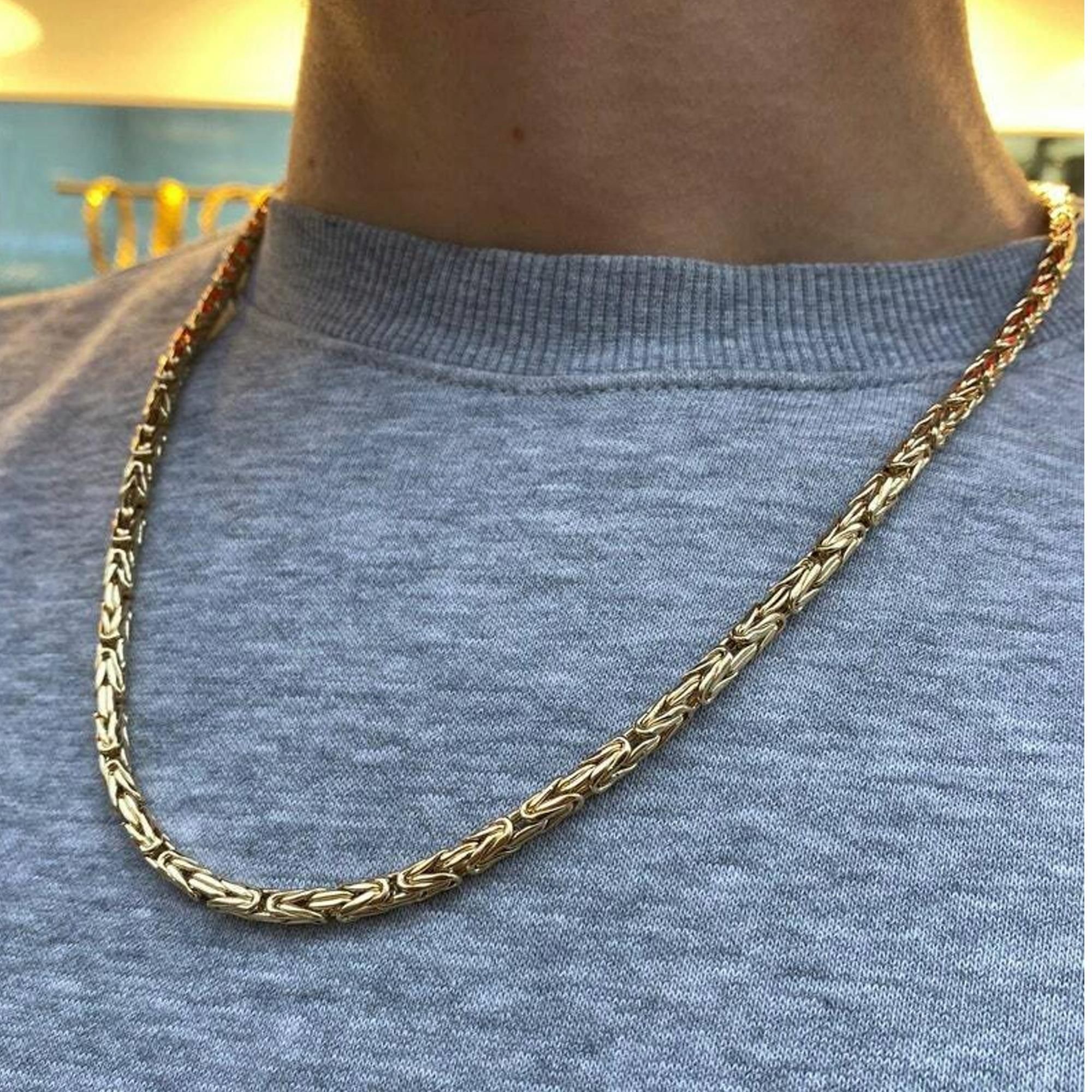 Golden Celebrity Złoty Łańcuszek Splot Królewski Próba 925 585 - Ceny i ...