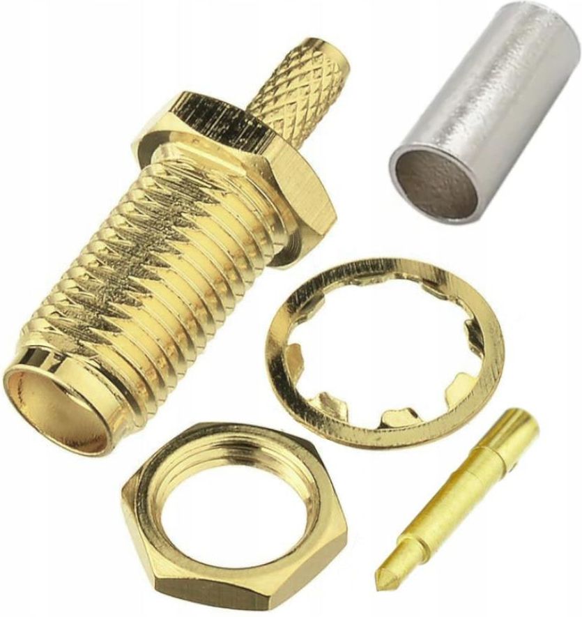 Rf Connectors Złącze Gniazdo Sma Rp Na Kabel Rg174 Zaciskane - Opinie i ...