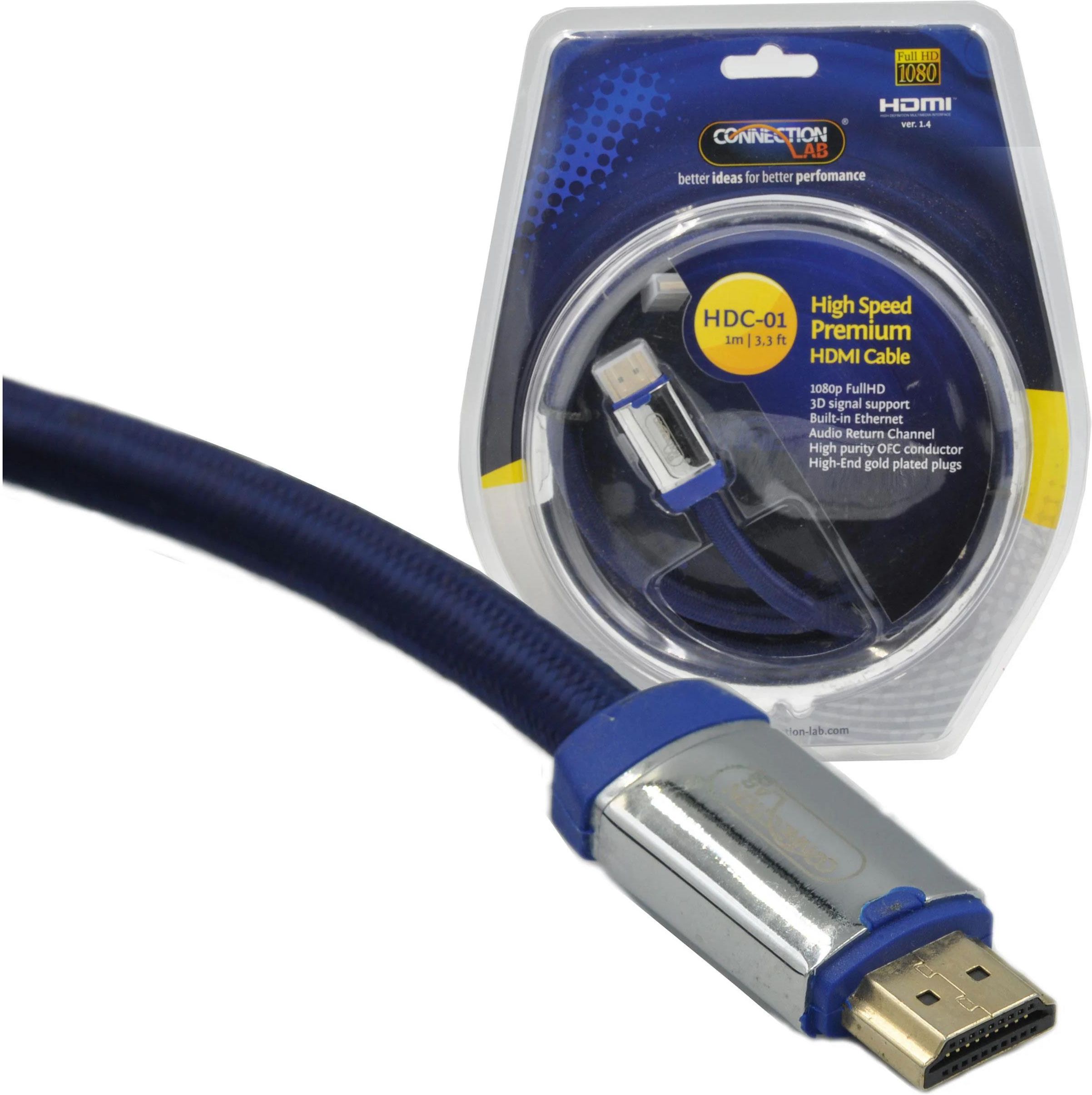 Connectionlab Hdc-01 - Kabel Hdmi Full Hd 1M - Opinie i ceny na Ceneo.pl