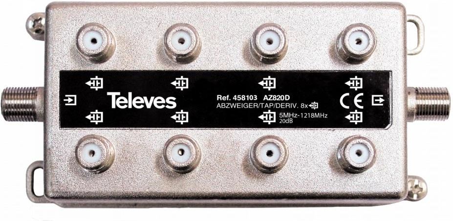 Televes Odgałęźnik Spliter Dvb-T2 1/8 Tv 458103 Rozgałęźnik Rozdzielacz - Opinie i ceny na Ceneo.pl