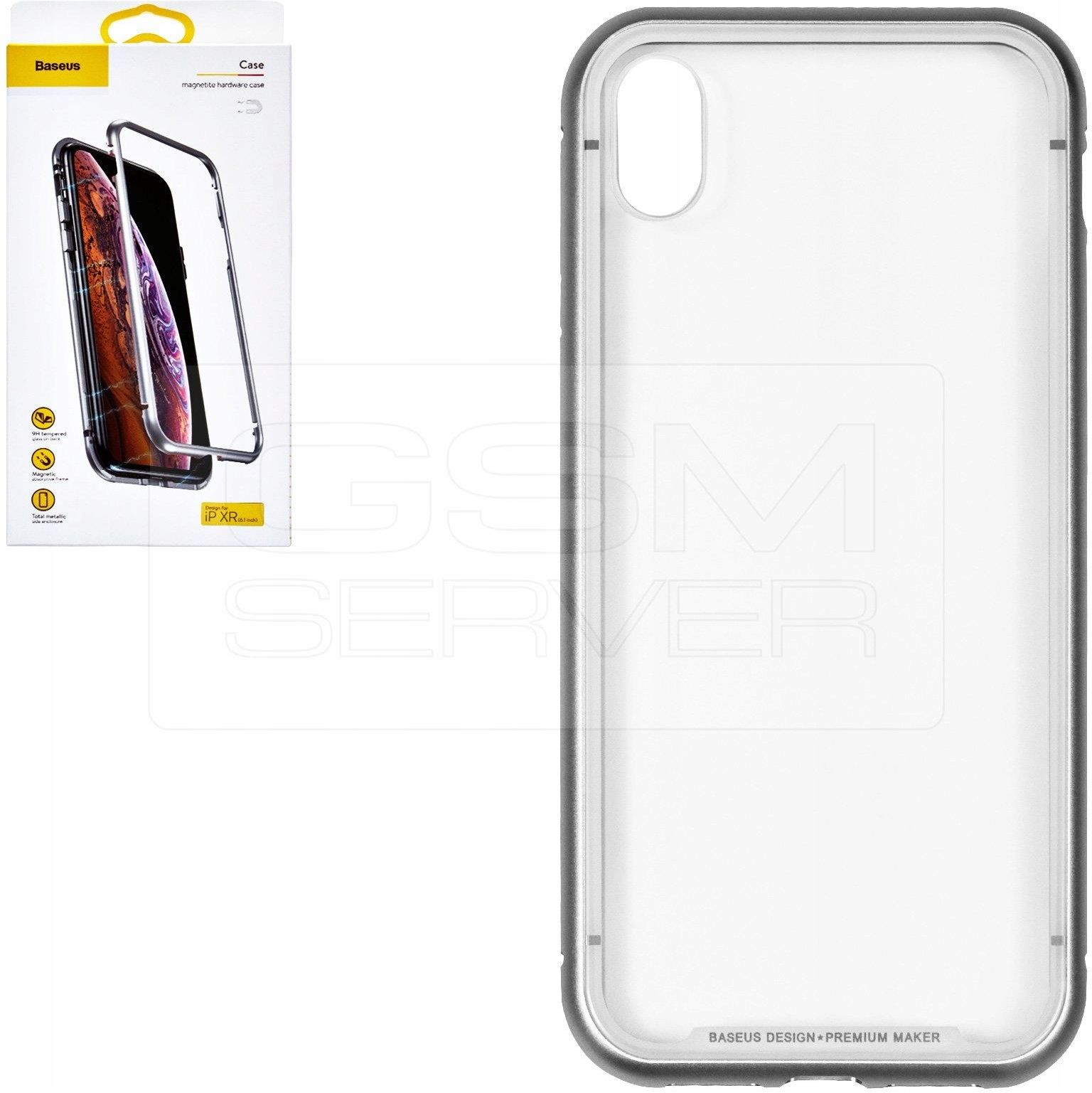 Baseus Etui Iphone Xr Magnetite Hardware Silver - Etui na telefon, ceny ...