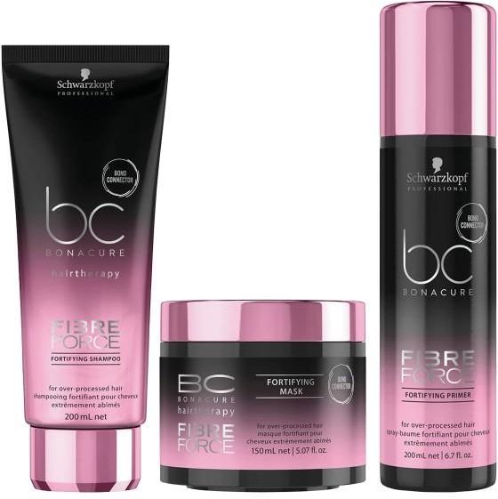 Schwarzkopf Professional Bonacure Fibre Force Zestaw Odbudowujący Do ...