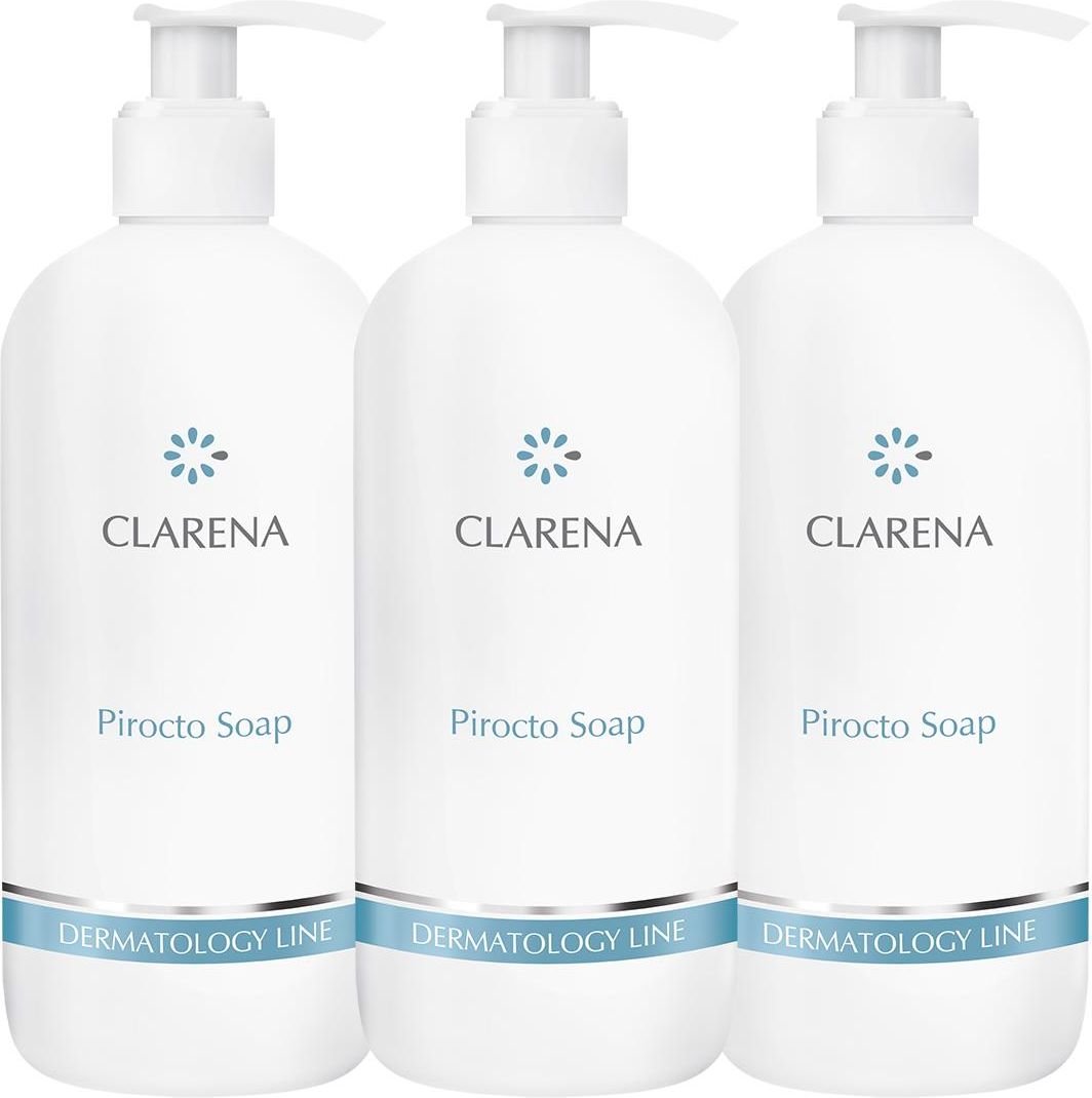 Clarena Dermatology Line Zestaw: Mydło Z Cyklopiroksolaminą Do Częstego ...