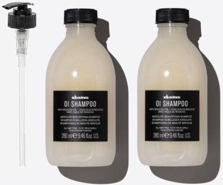 Davines Oi Shampoo Szampon Do Wszystkich Rodzajów Włosów 2X280 Ml ...