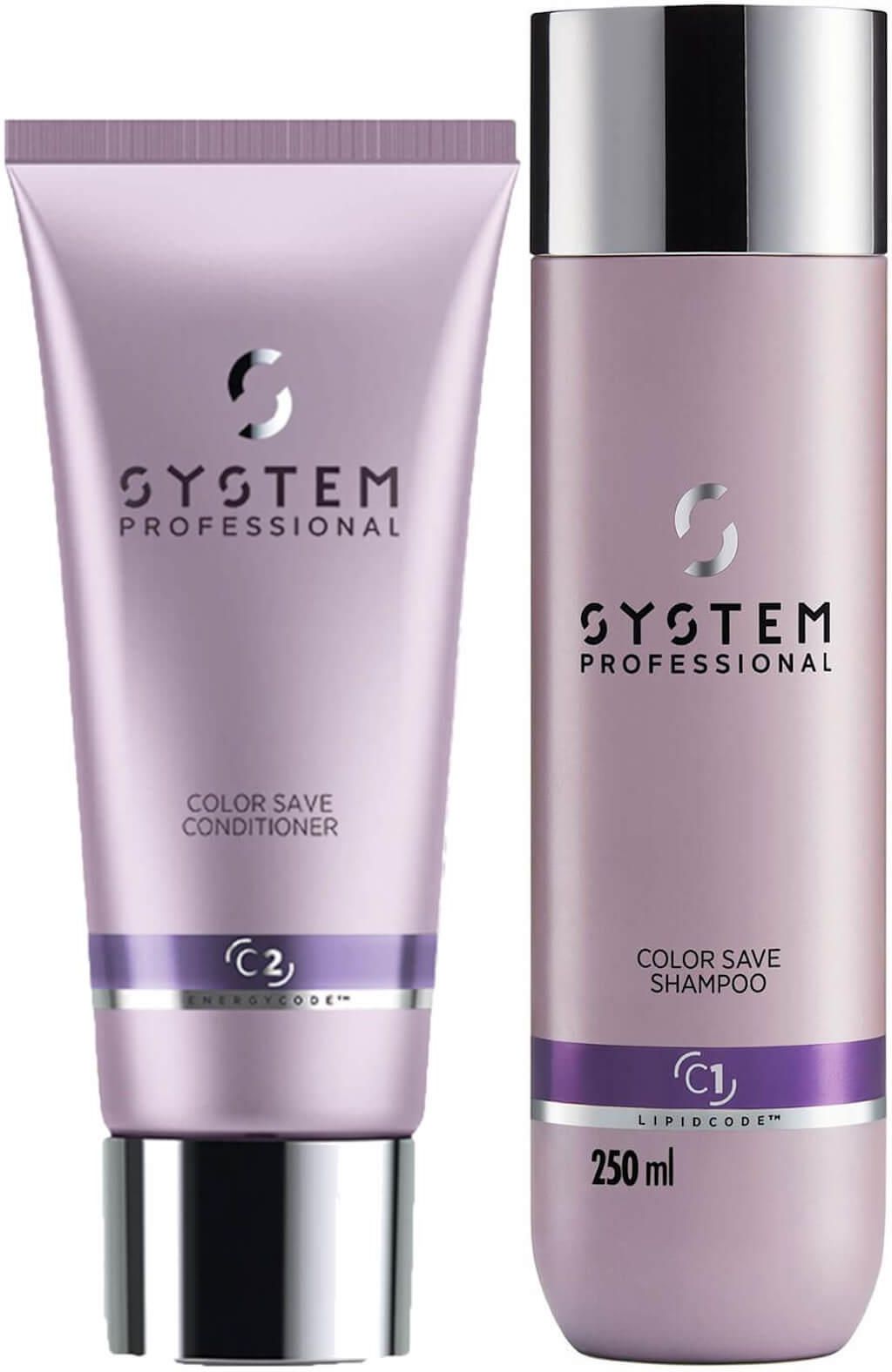 System Professional Color Save Shampoo And Conditioner Regime Bundle ...