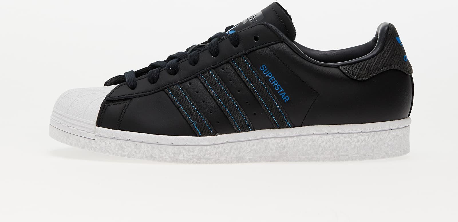 Adidas Superstar Core Black/ Core Black/ Brave Blue - Ceny i opinie ...