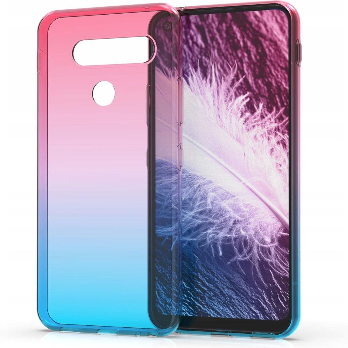 Kwmobile Etui Slim Gradient Case Do Lg Q70 - Etui na telefon, ceny i ...