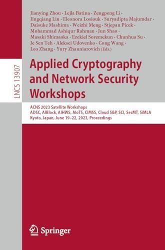 Applied Cryptography and Network Security Workshops - Literatura ...