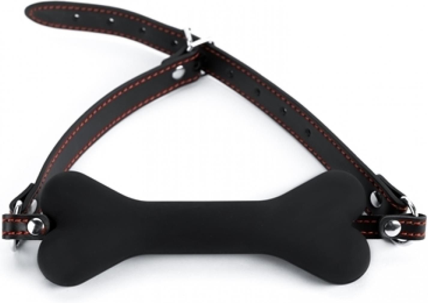 Black Silicone Bone Gag - Ceneo.pl