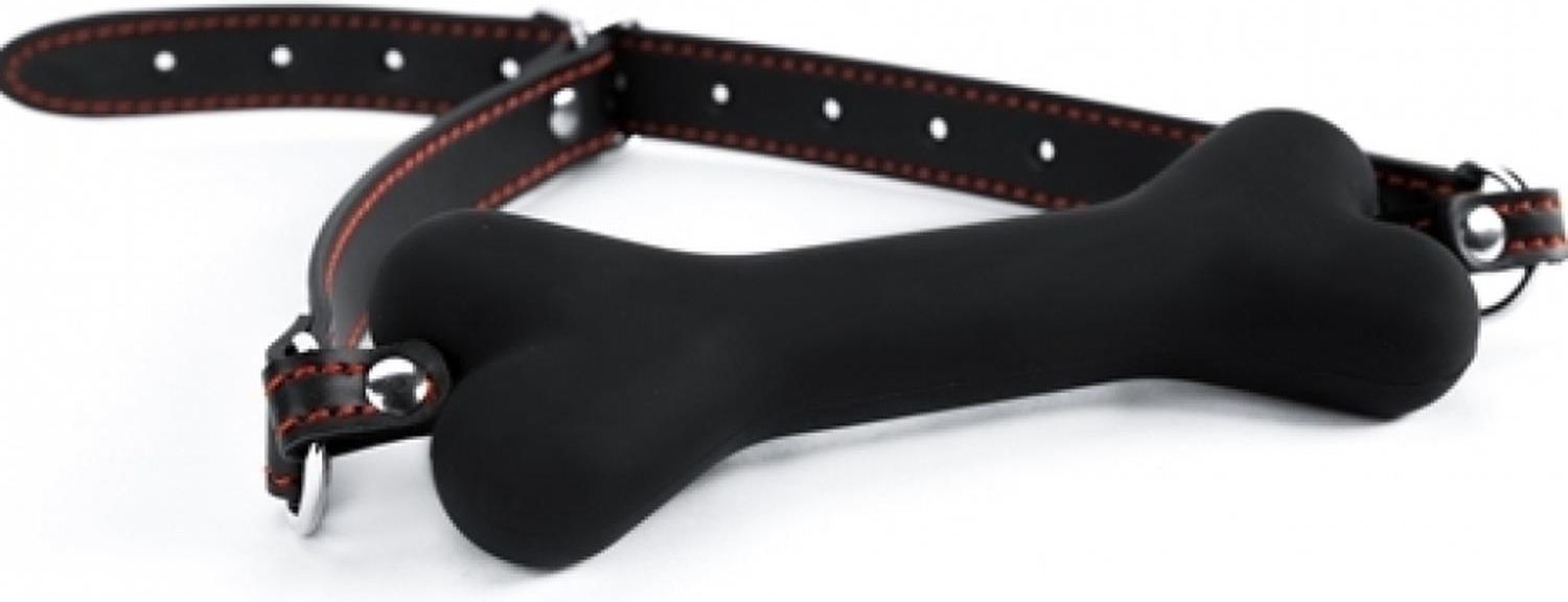 Black Silicone Bone Gag - Ceneo.pl
